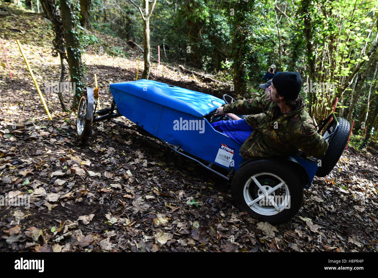 A sporting trials car taking part in the Roy Fedden Sporting Trial in ...