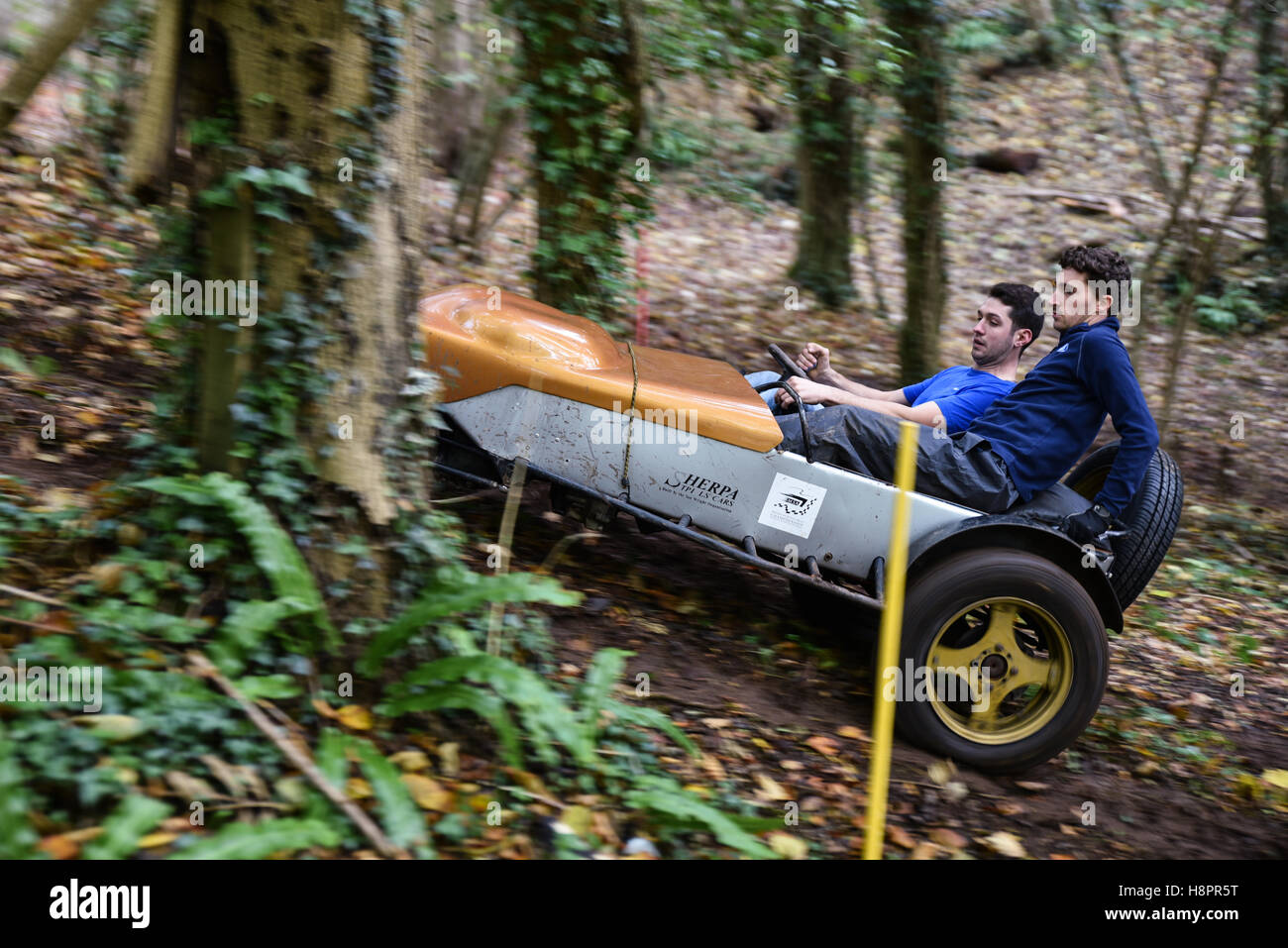 A sporting trials car taking part in the Roy Fedden Sporting Trial in ...