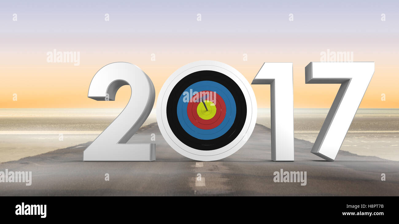 Composite image of composite image of number with sports target Stock ...