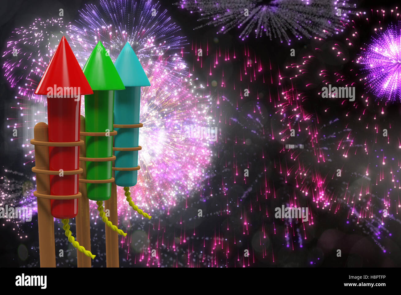 Animated fireworks hi-res stock photography and images - Alamy