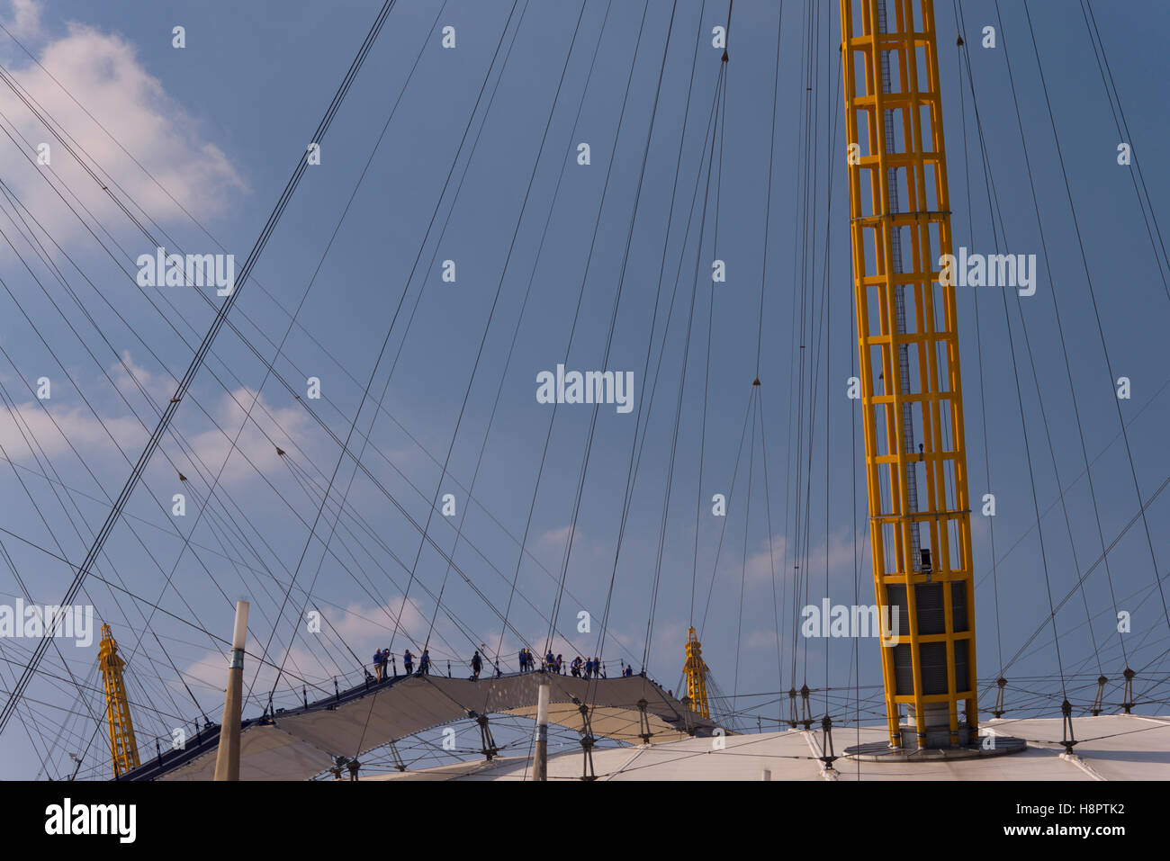 02 arena roof walkway Stock Photo - Alamy