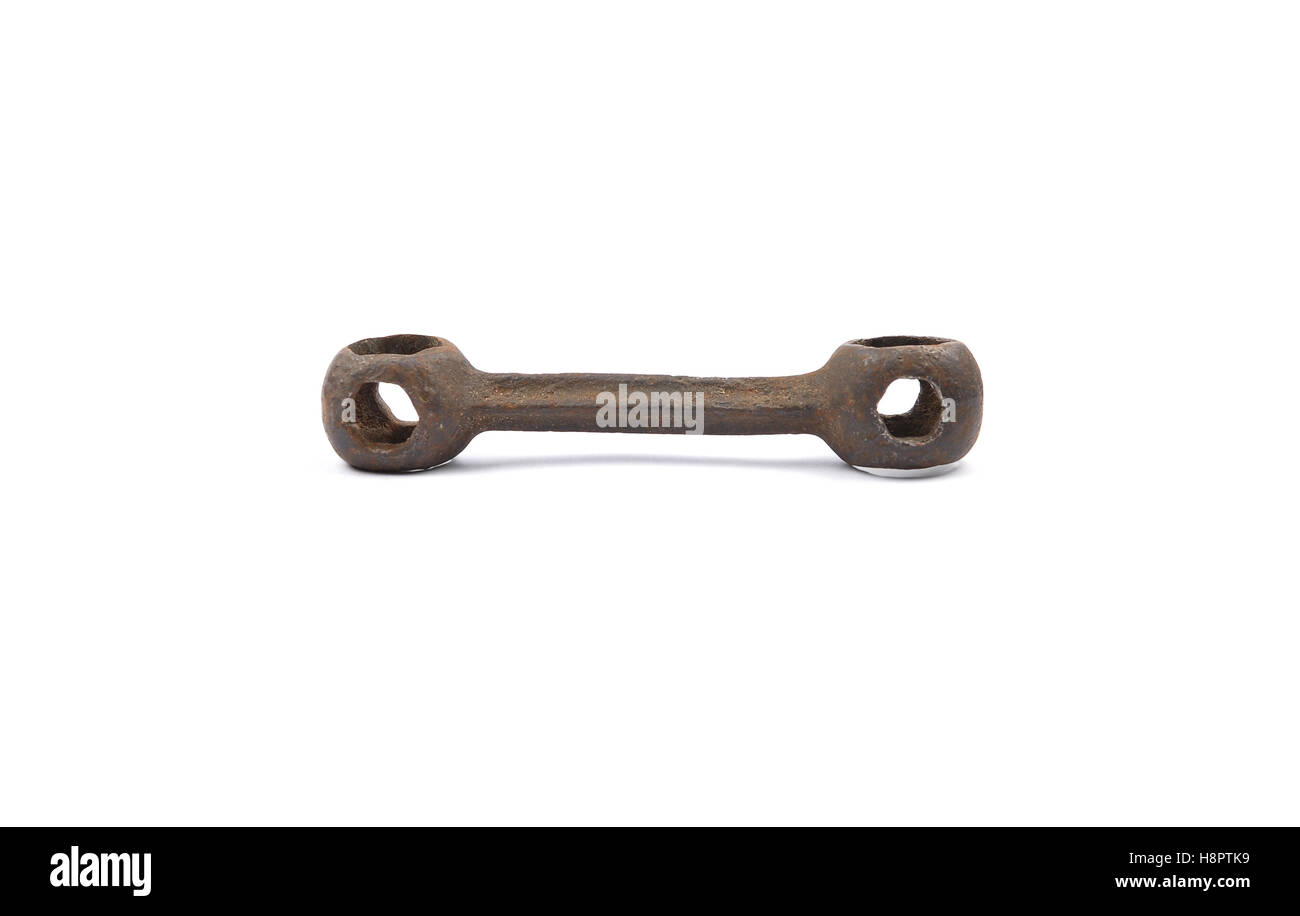 Dogbone wrench on white Stock Photo - Alamy