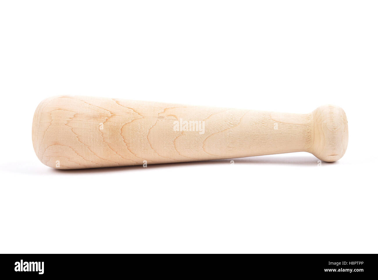 Wooden pestle on white background Stock Photo - Alamy