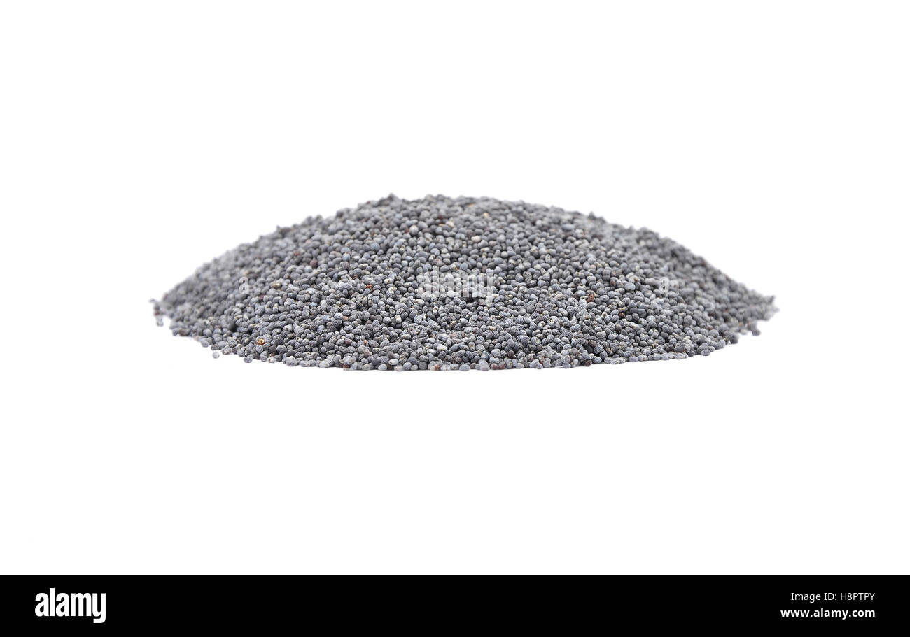 Poppy seeds texture Cut Out Stock Images & Pictures - Alamy