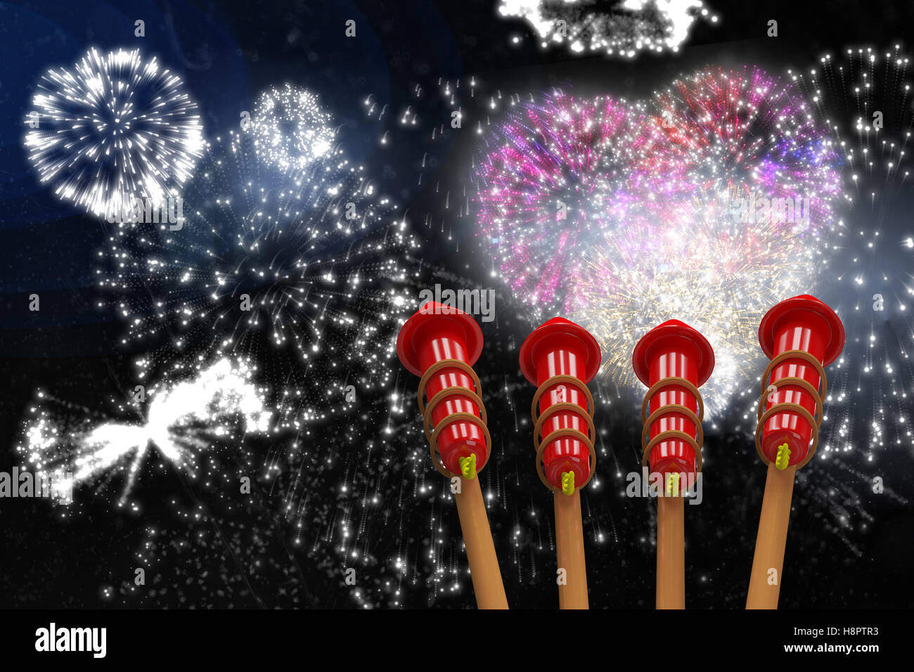 Animated fireworks hi-res stock photography and images - Alamy