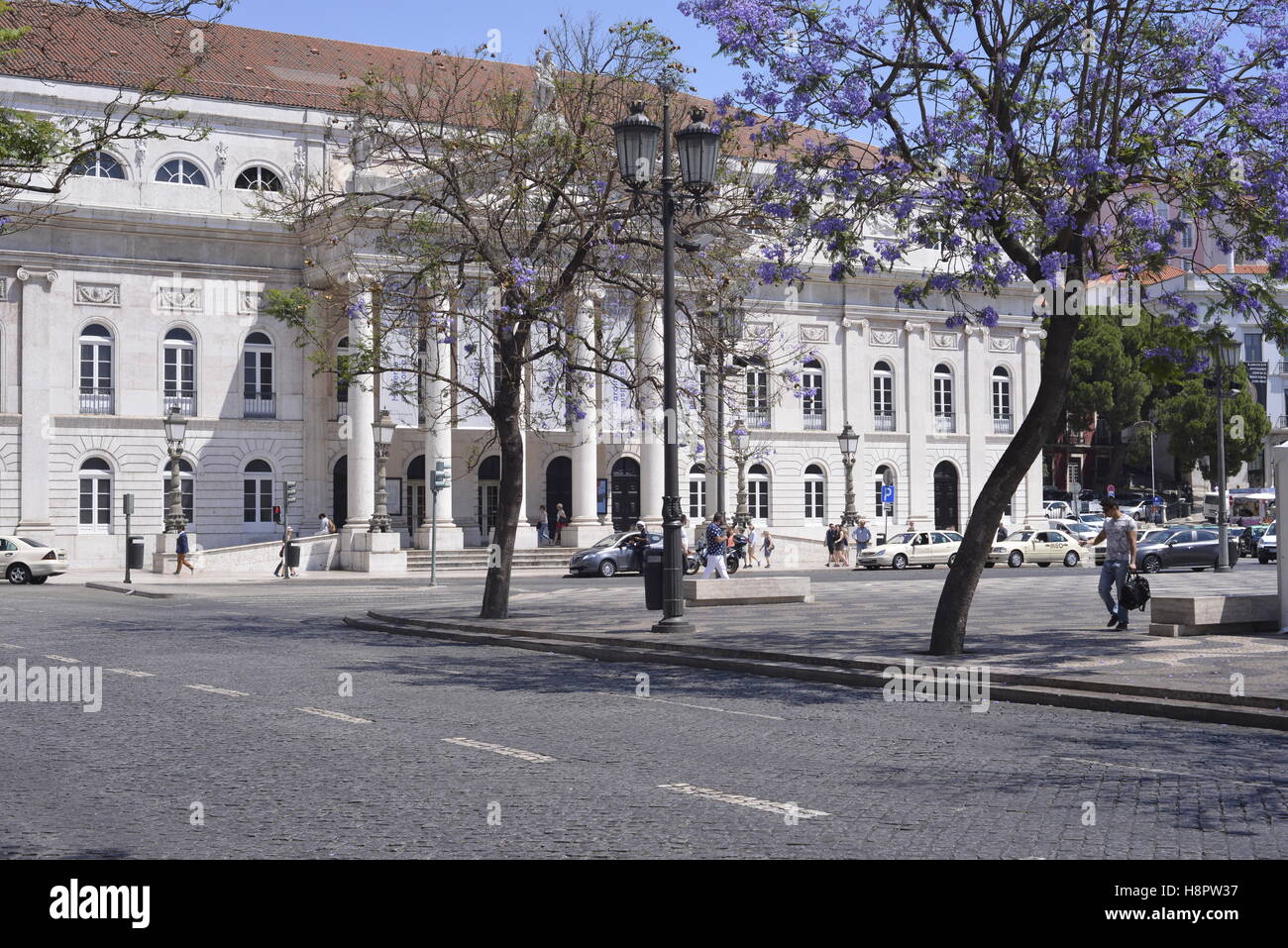 Praça do Rossio, Lisbon Portugal Stock Photo - Alamy