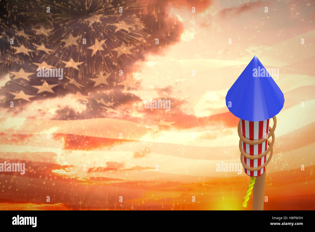 American firework hi-res stock photography and images - Alamy