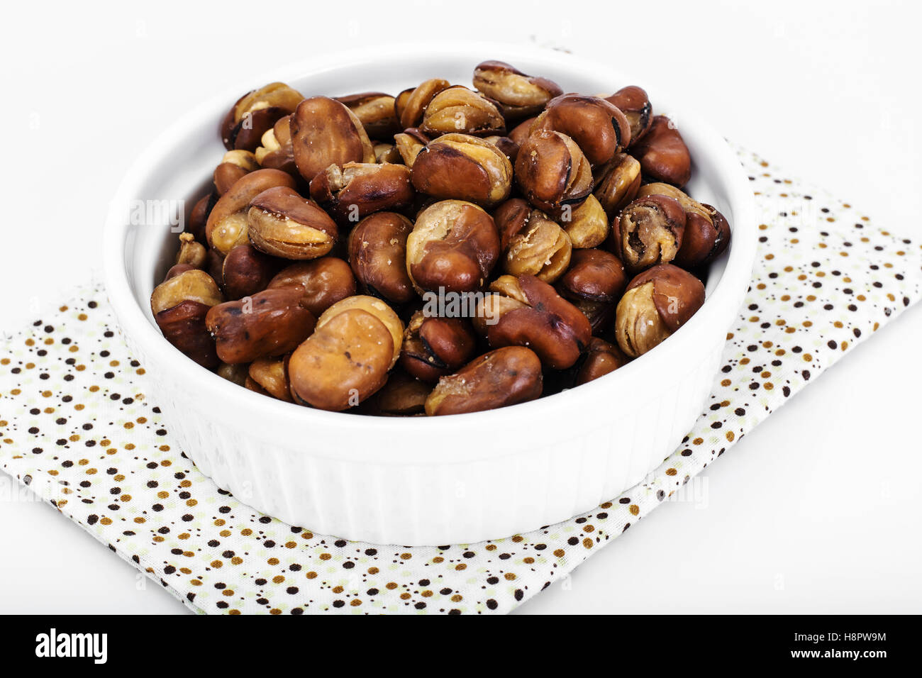 Roasted Broad Beans with Salt Stock Photo - Alamy