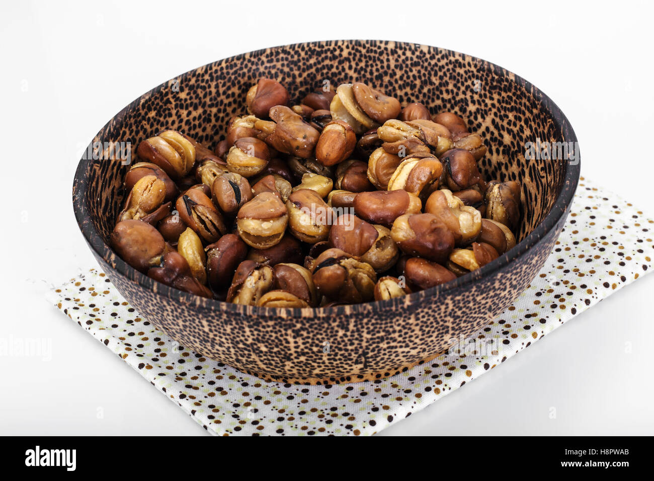 Roasted Broad Beans with Salt Stock Photo - Alamy