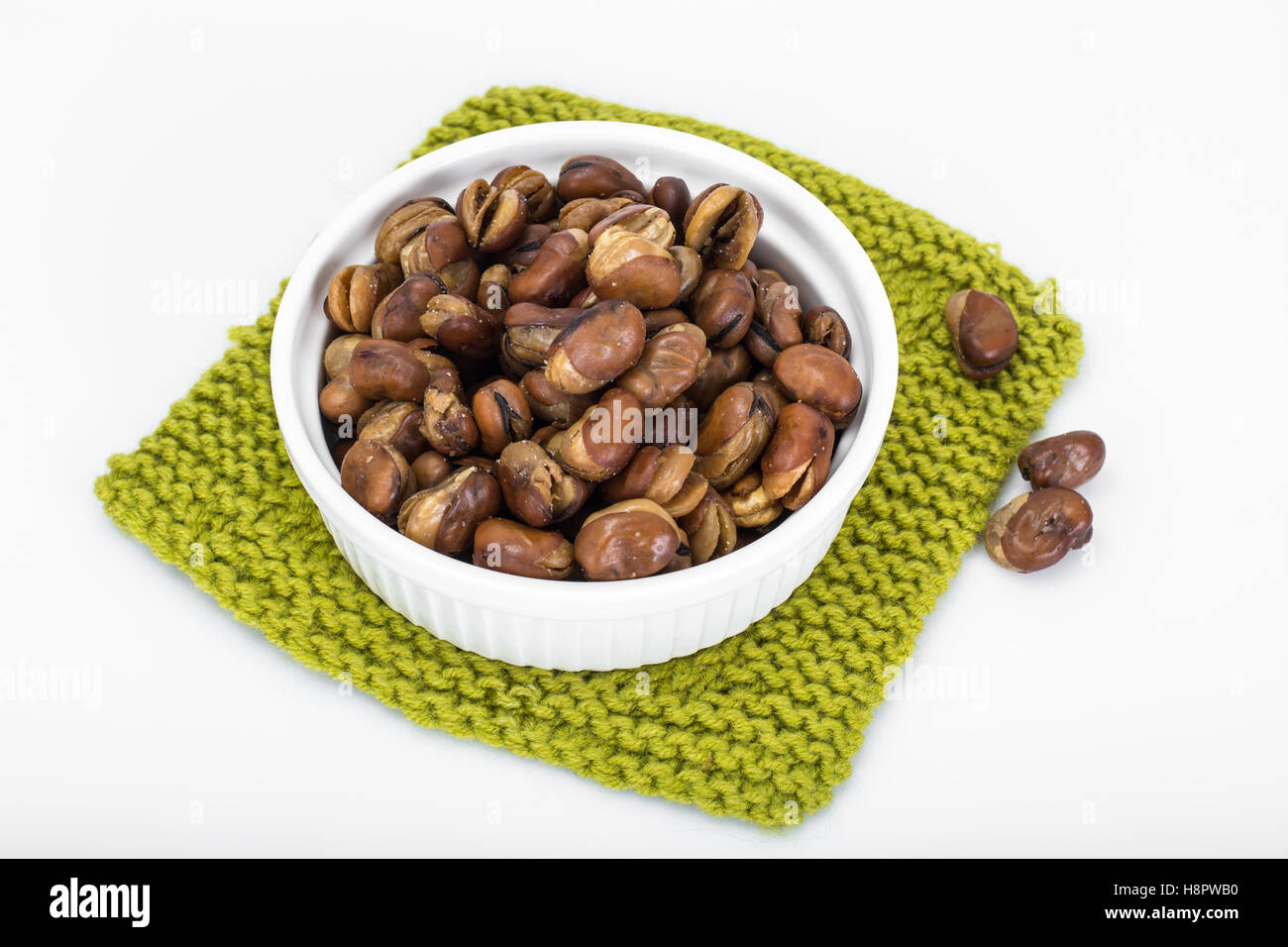 Roasted Broad Beans with Salt Stock Photo - Alamy