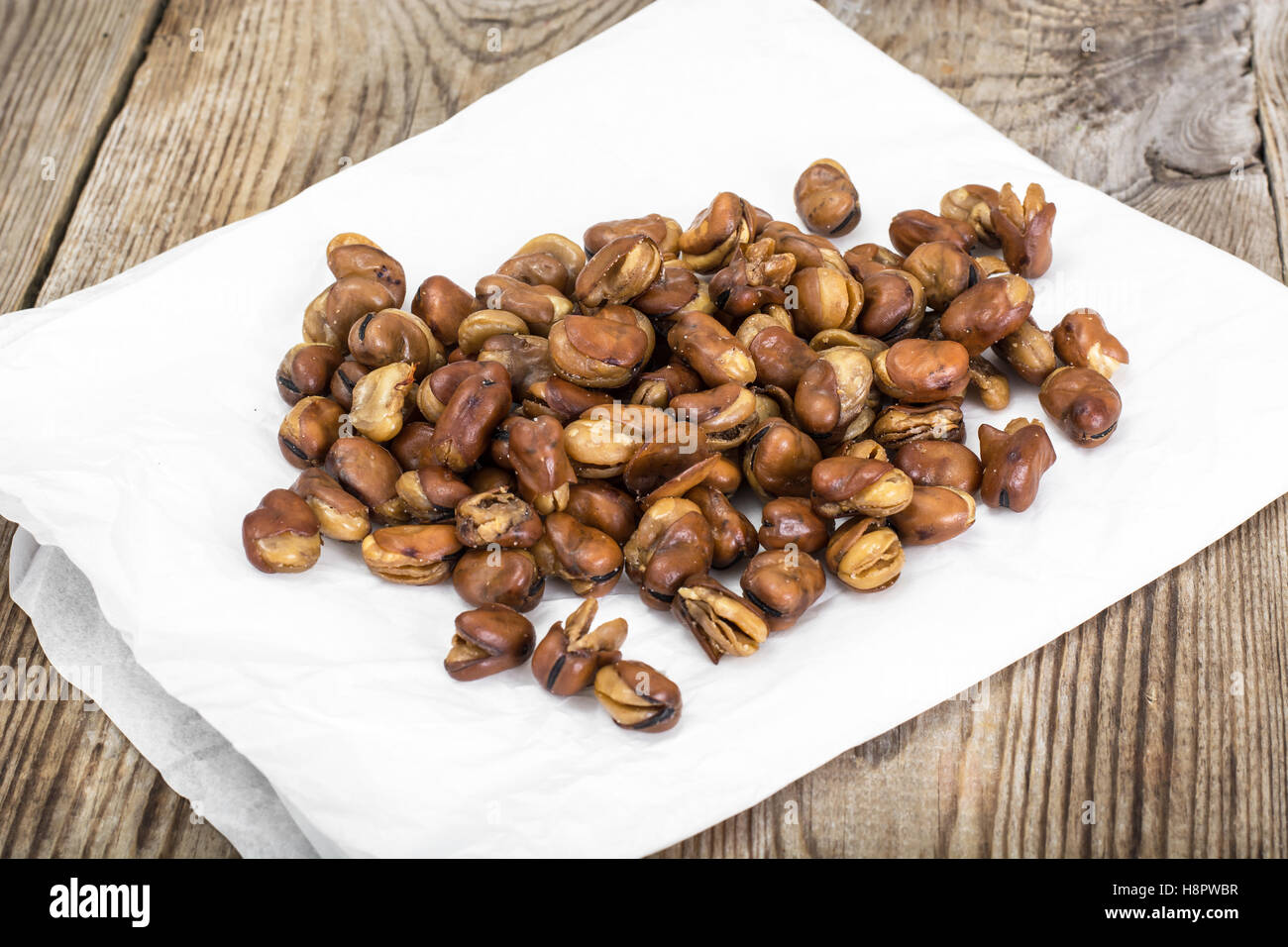 Roasted Broad Beans with Salt Stock Photo - Alamy