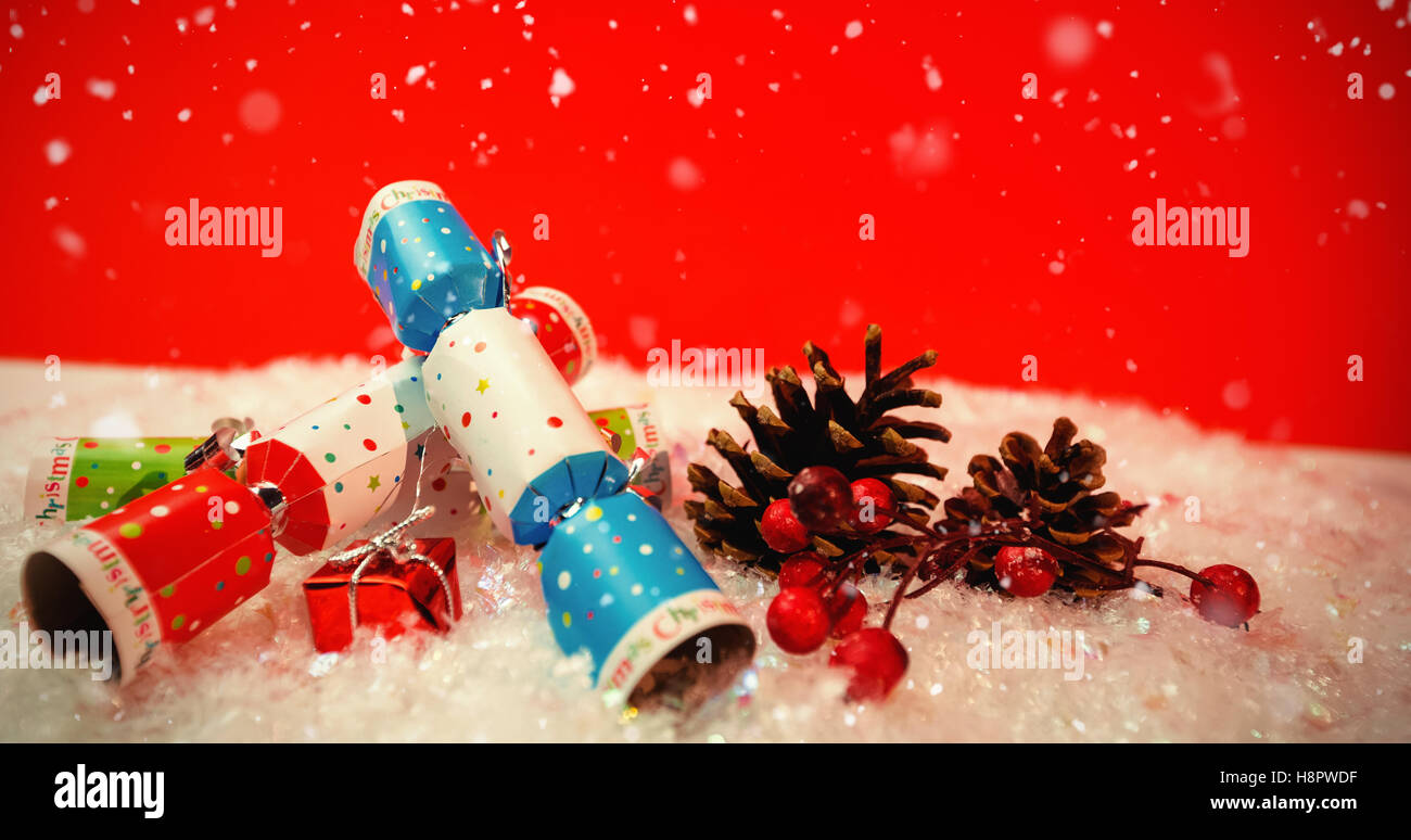 Tiny snow falling in winter hi-res stock photography and images - Alamy