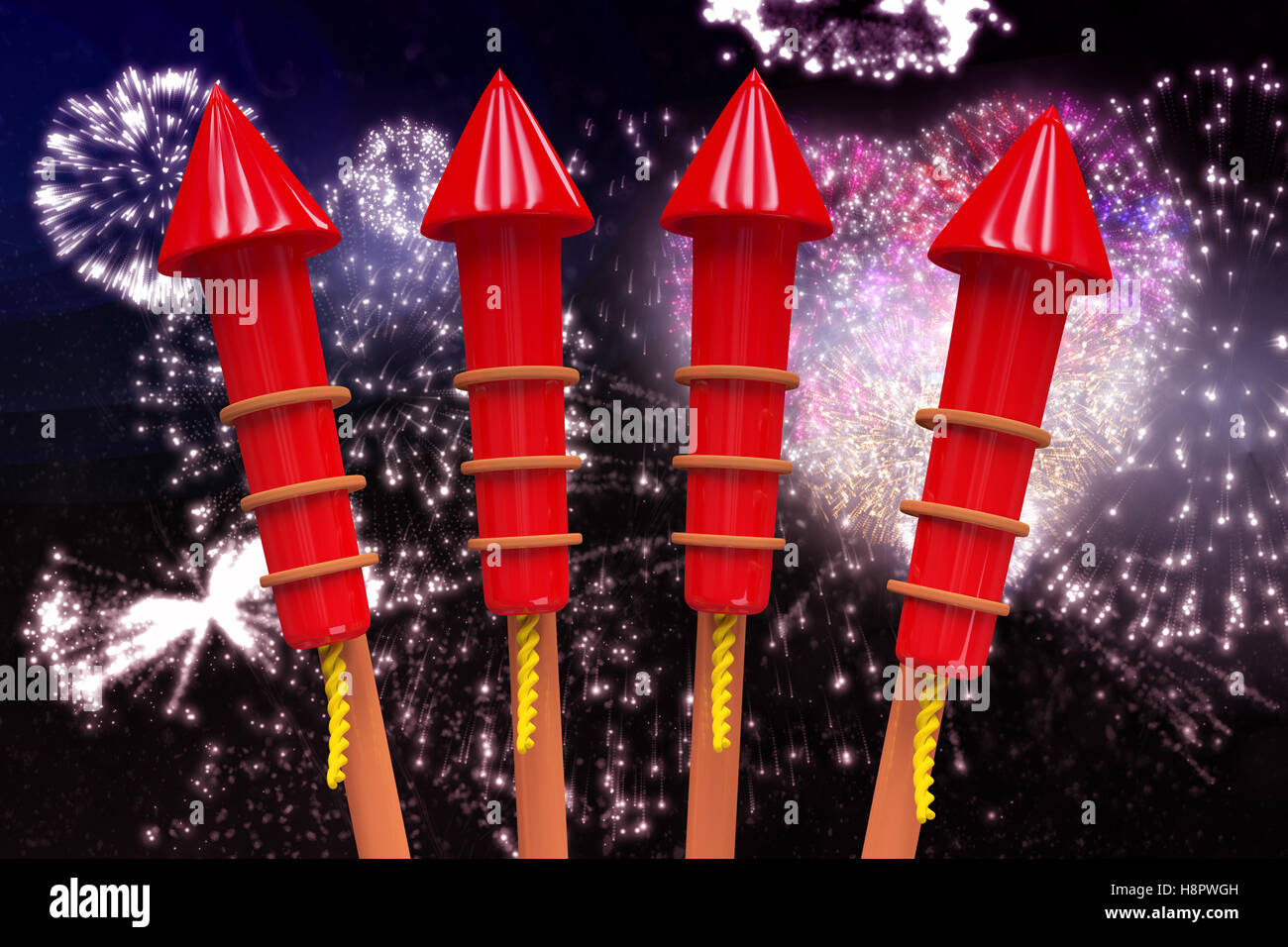 Animated fireworks hi-res stock photography and images - Alamy