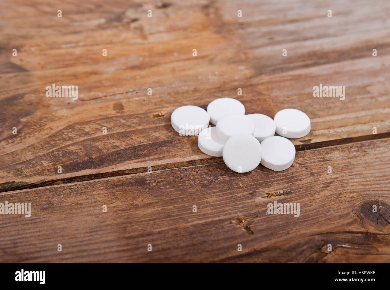 Traditional Dutch white candy Pepermunt on wooden background Stock ...