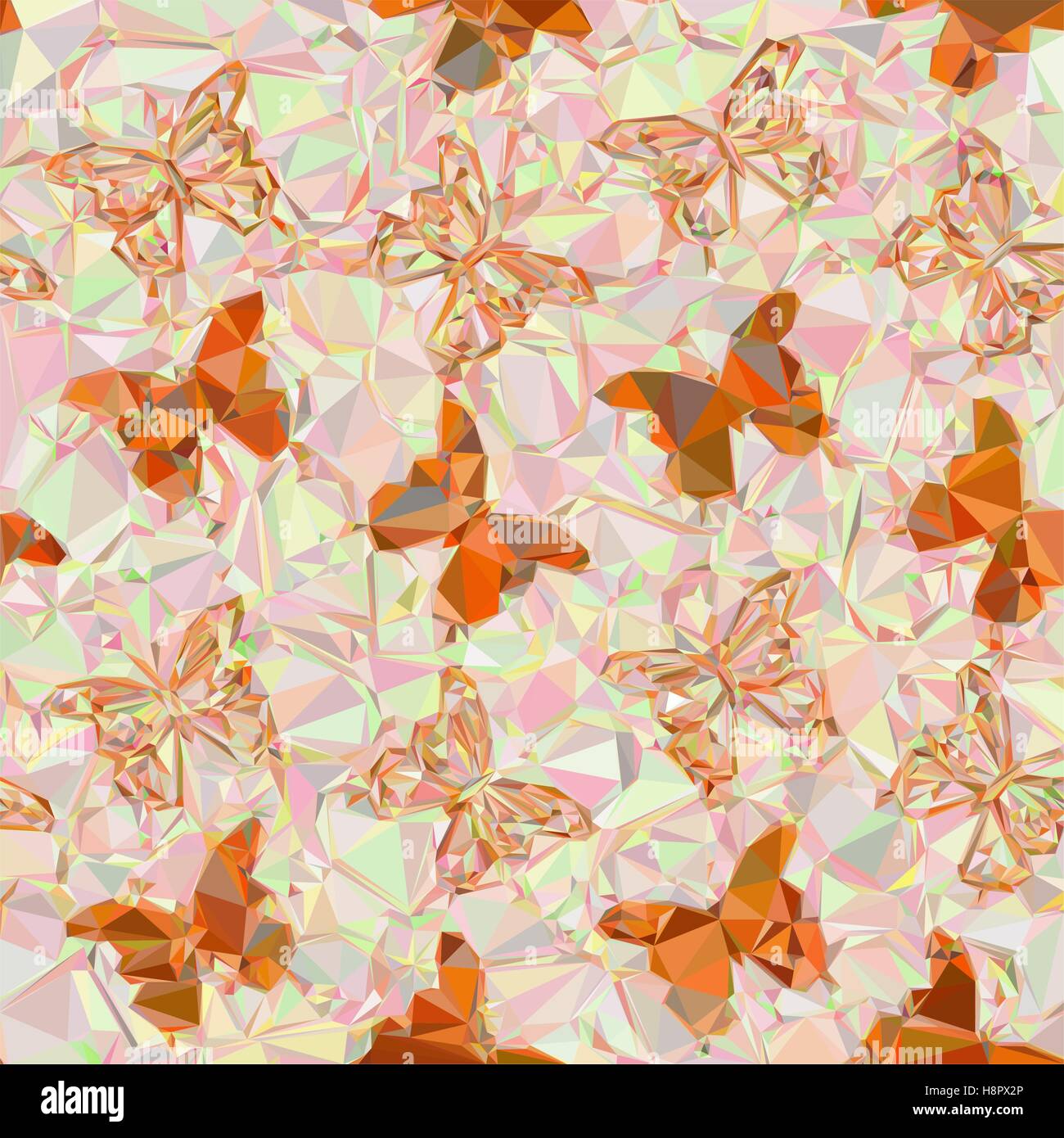 Butterflies Low Poly Pattern Stock Vector Image & Art - Alamy