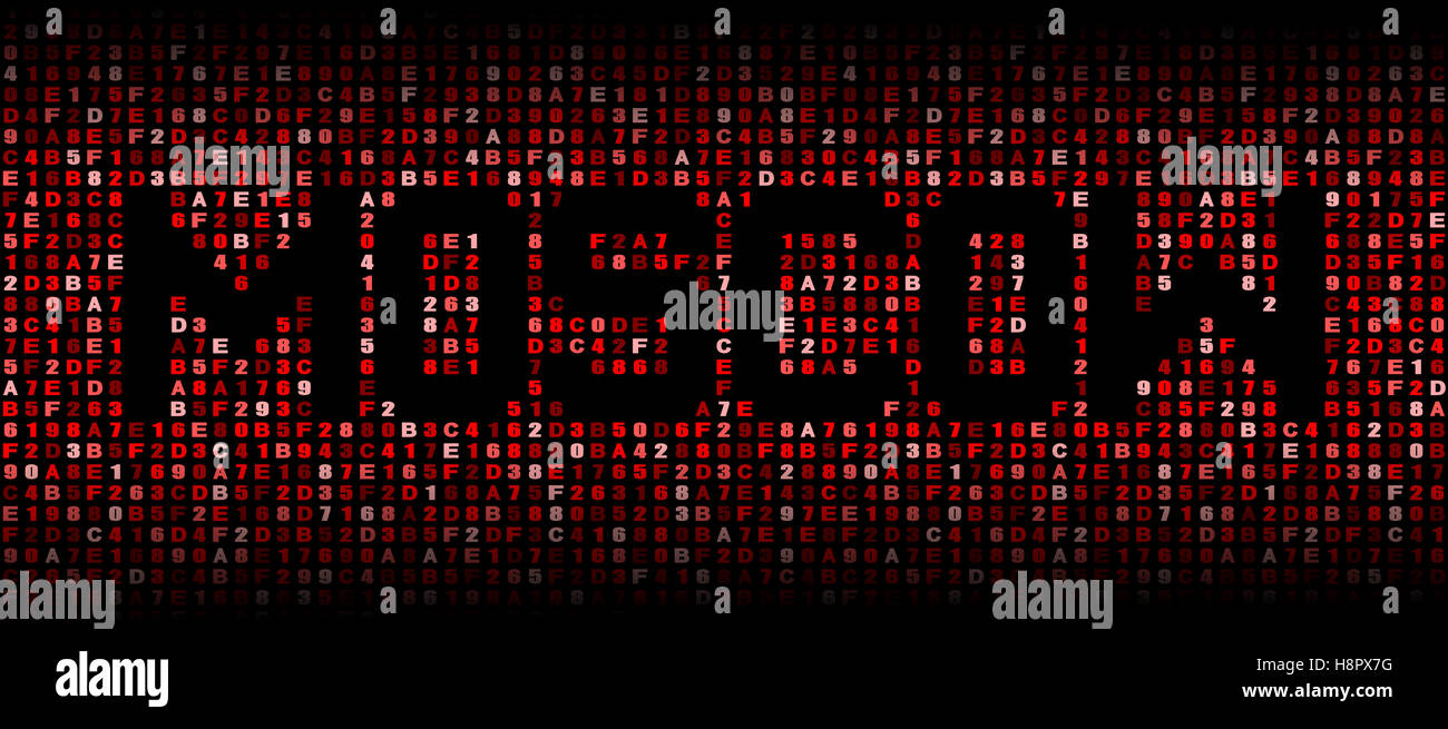 Moscow text on hex code illustration Stock Photo - Alamy