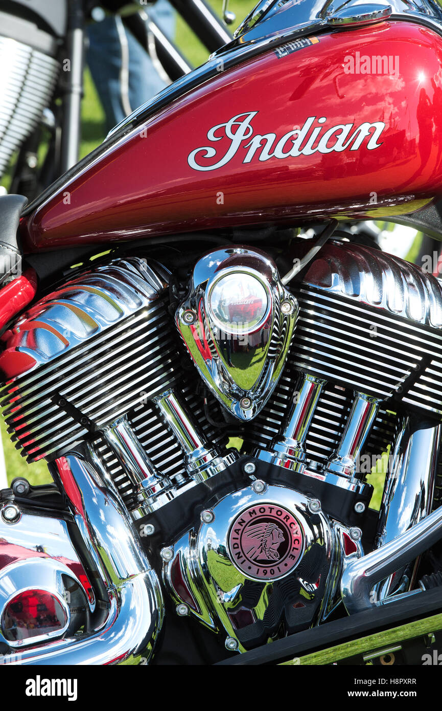 2015 Indian chief motorcycle. Classic American motorcycle Stock Photo ...