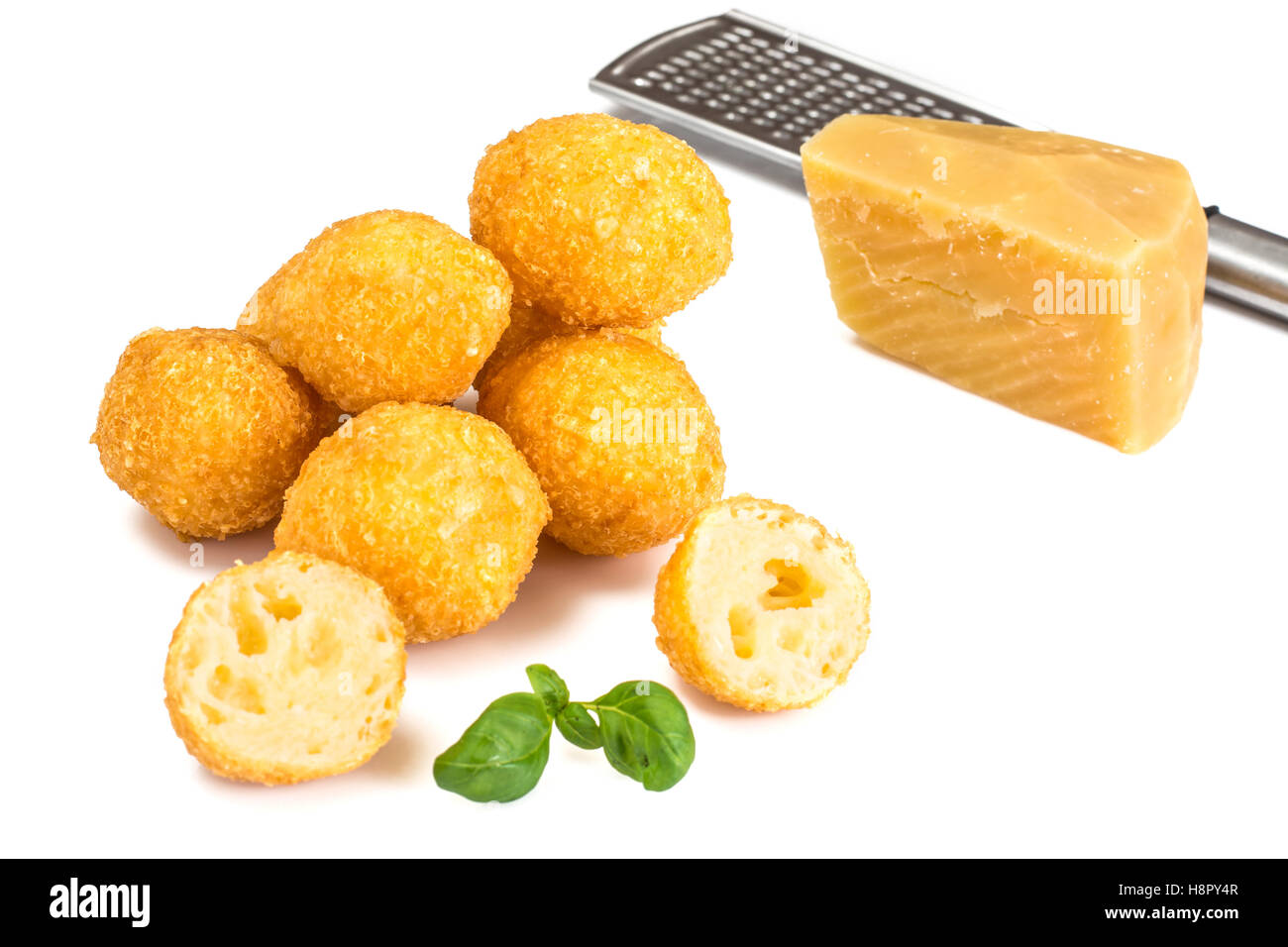 Deep fried cheese balls Cut Out Stock Images & Pictures - Alamy