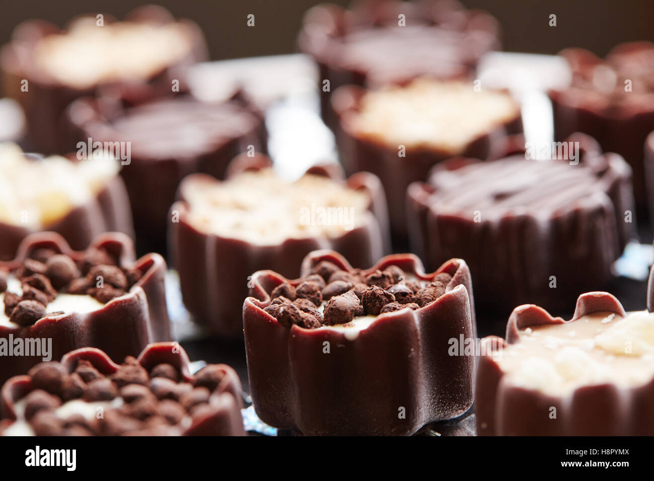 delicious chocolate candies Stock Photo - Alamy