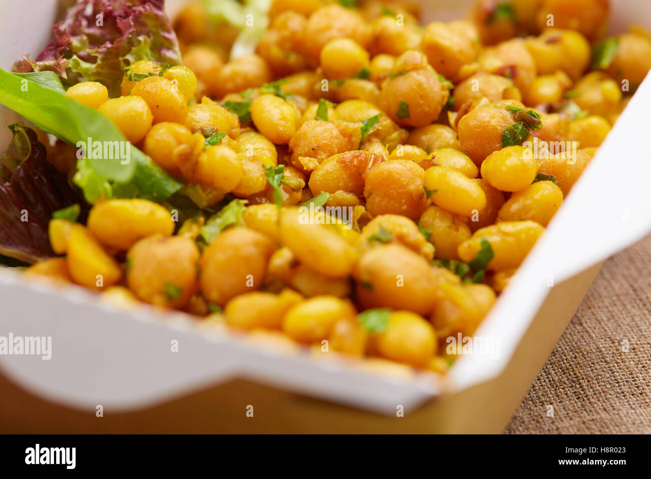 beans and vegetables with turmeric Stock Photo - Alamy
