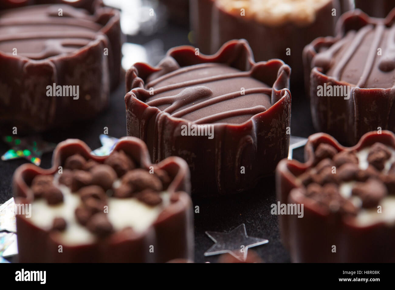 delicious chocolate candies Stock Photo - Alamy