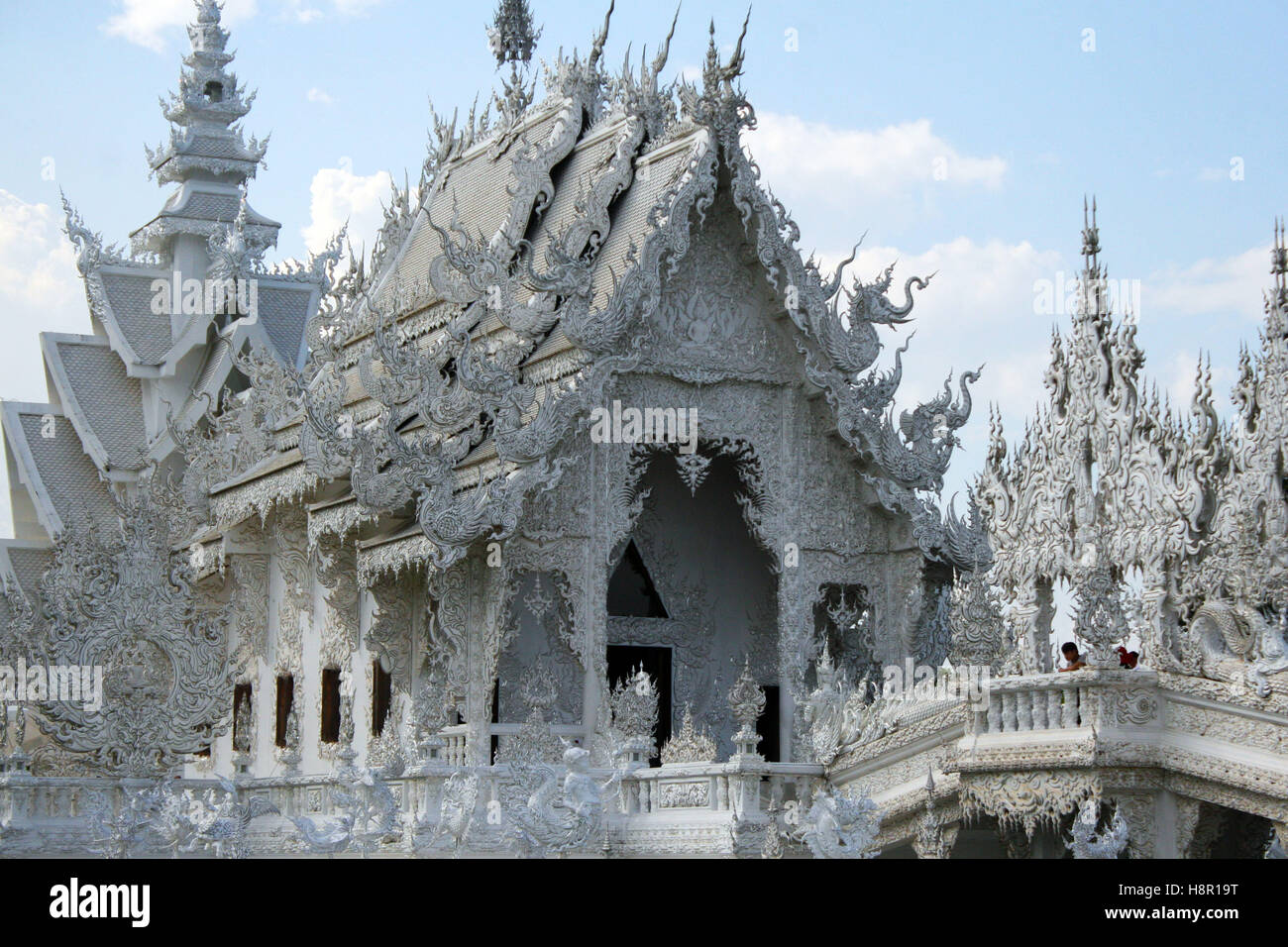 The White Temple Stock Photo - Alamy