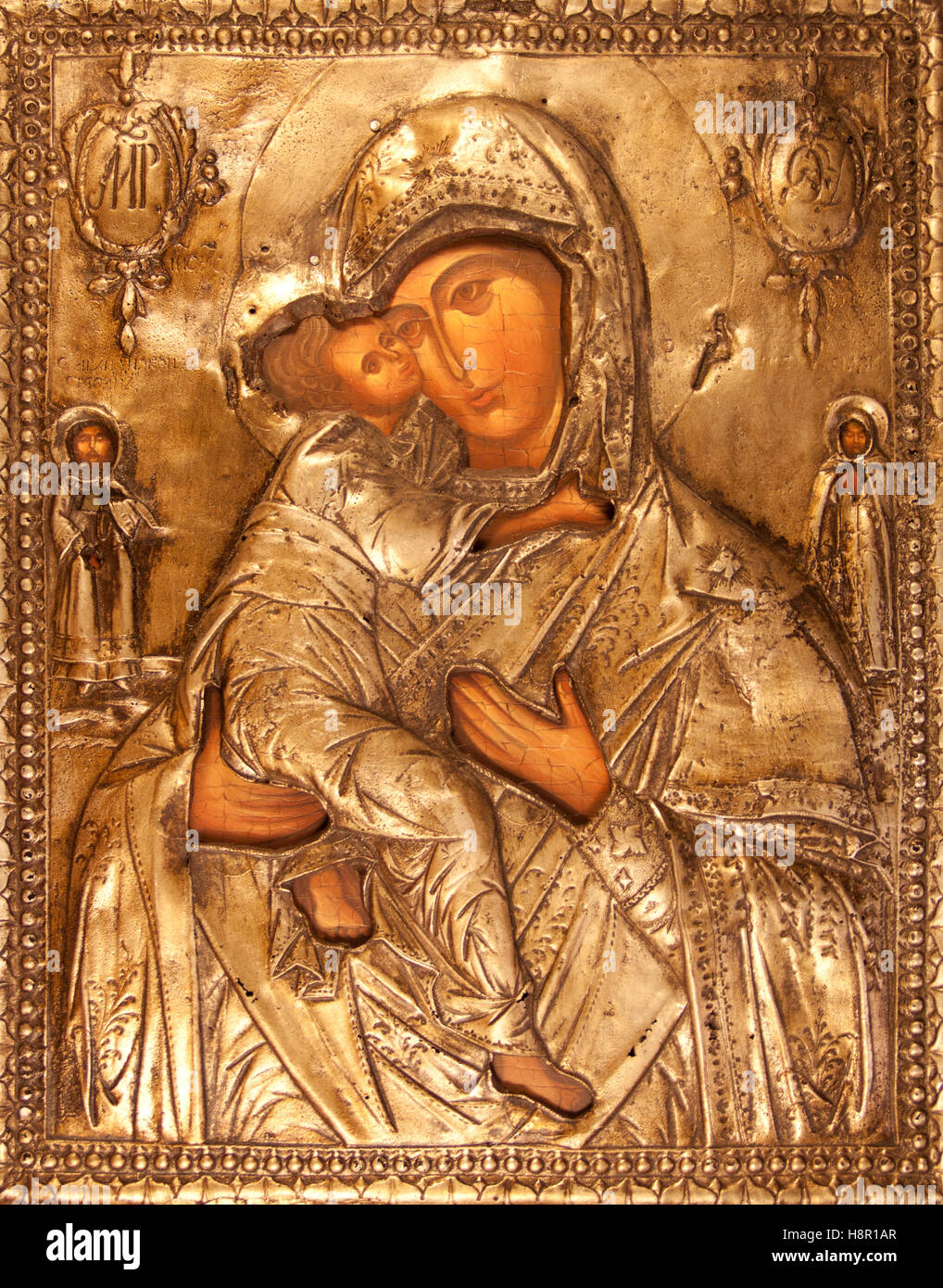photo of orthodox holy painting called icon Stock Photo - Alamy