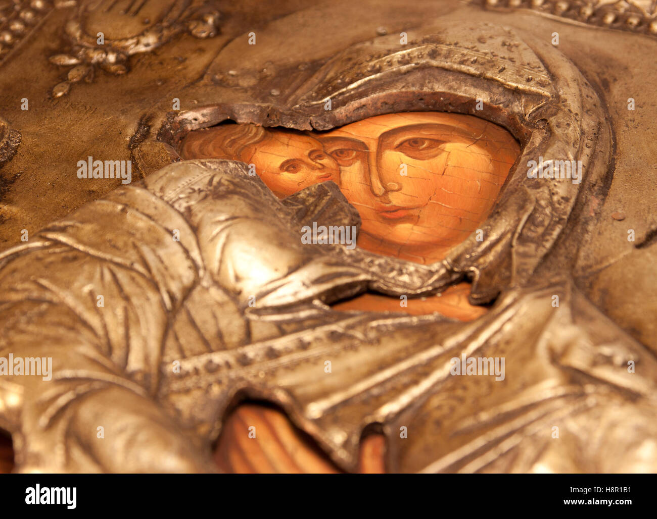photo of orthodox holy painting called icon Stock Photo - Alamy