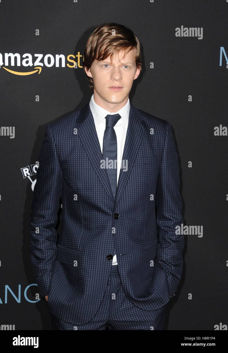 Los Angeles, CA, USA. 14th Nov, 2016. Lucas Hedges at arrivals for ...
