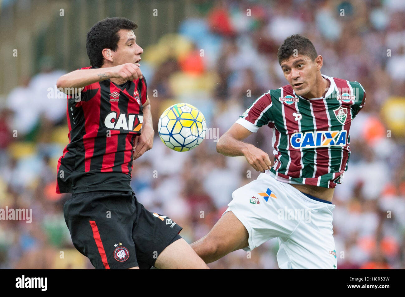 Rio De Janeiro, Brazil. 15th Nov, 2016. Pablo Edson and for Fluminense ...