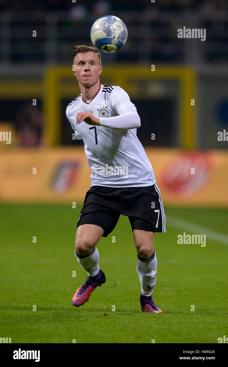 Milan, Italy. 15th Nov, 2016. Yannick Gerhardt of Germany in action ...