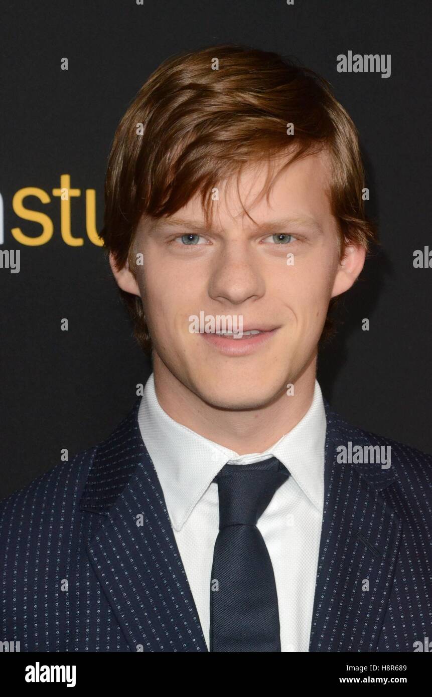 Los Angeles, CA, USA. 14th Nov, 2016. Lucas Hedges at arrivals for 'Manchester By The Sea ...