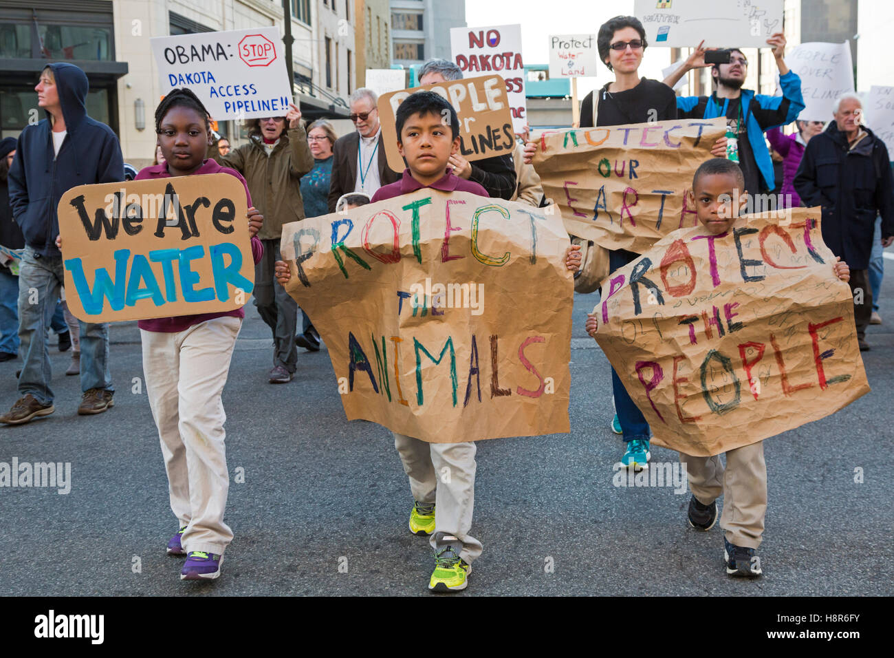 Dakota pipeline children hi-res stock photography and images - Alamy