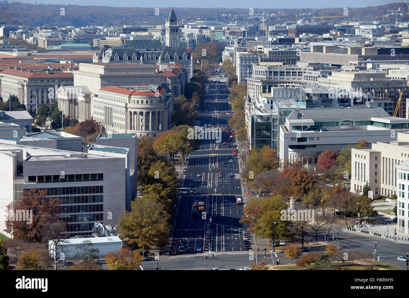 Washington dc view from capitol hi-res stock photography and images - Alamy