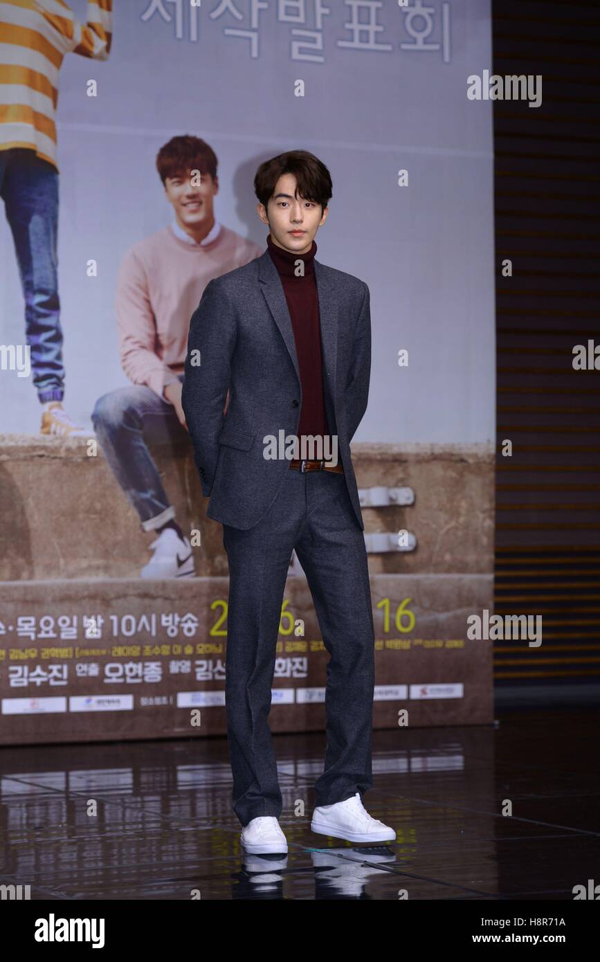 Seoul, Korea. 15th Nov, 2016. Ju-Hyuk Nam, Lee Sung Kyung, Kyong Soo ...