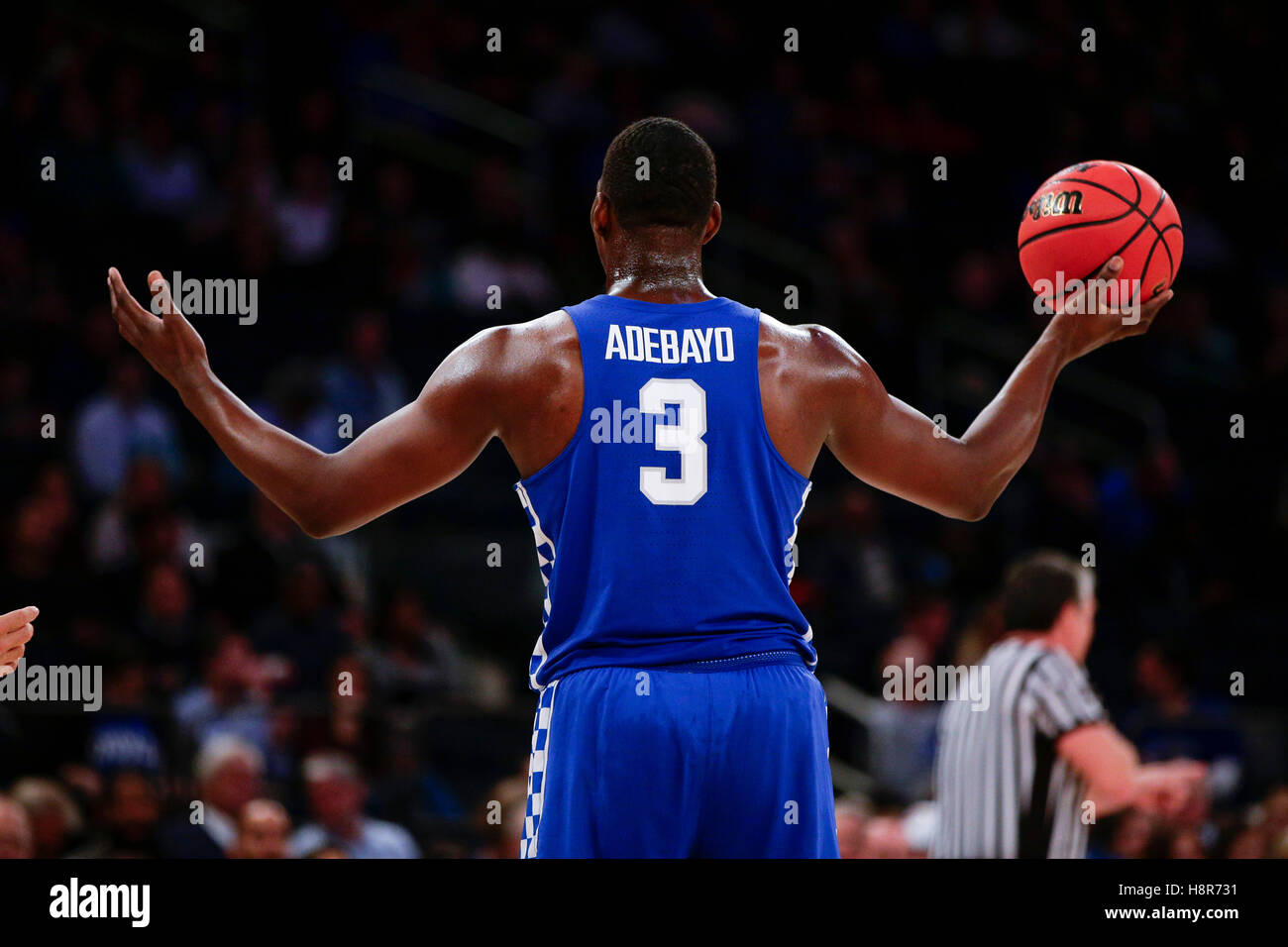 New York, New York, USA. 23rd Feb, 2016. Kentucky Wildcats forward ...