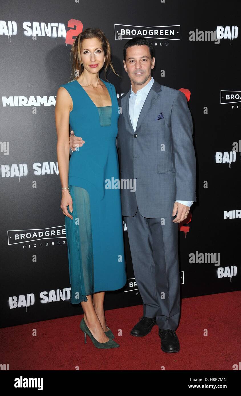 New York, USA. 15th Nov, 2016. Alysia Reiner, David Alan Basche at ...