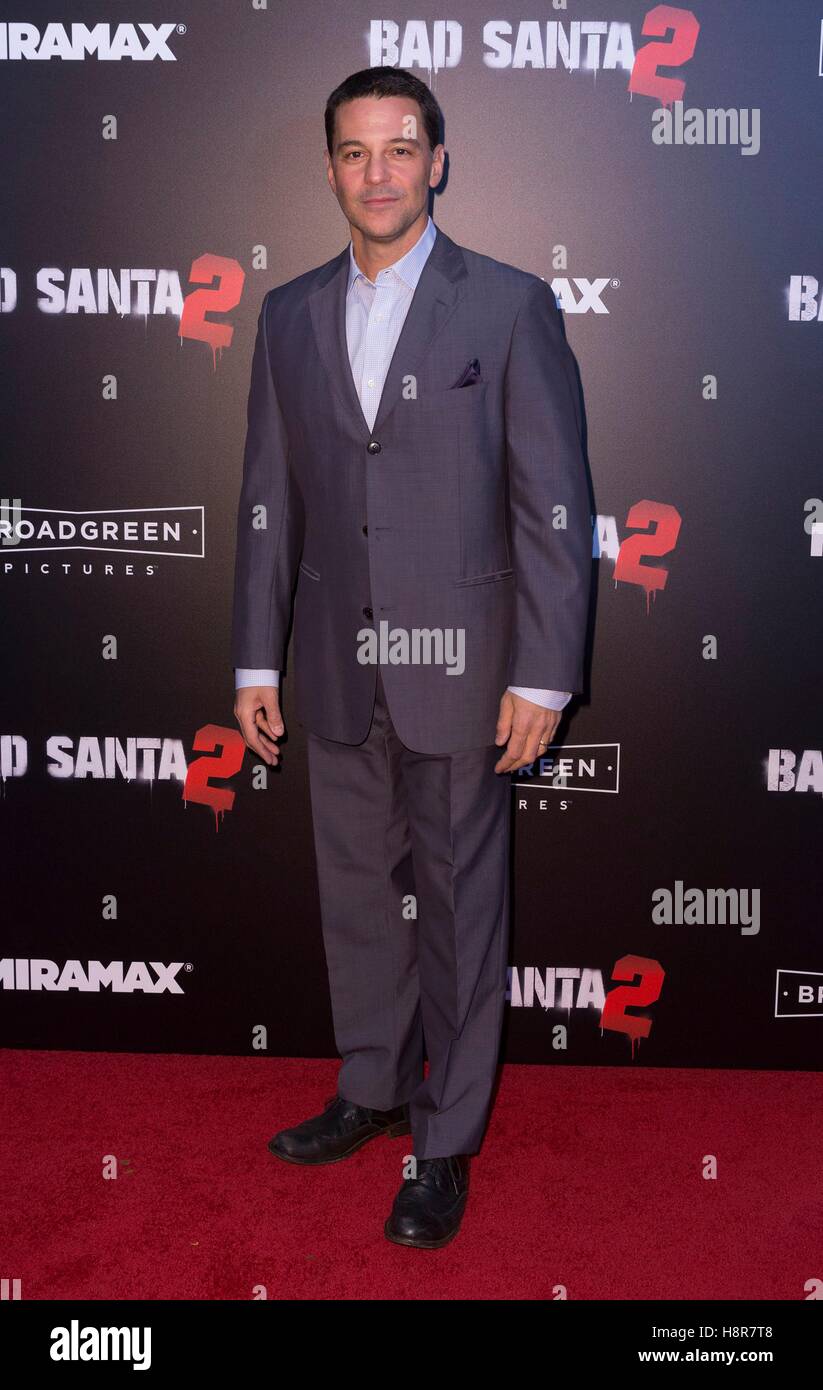 New York, USA. 15th Nov, 2016. David Alan Basche at arrivals for 'Bad ...