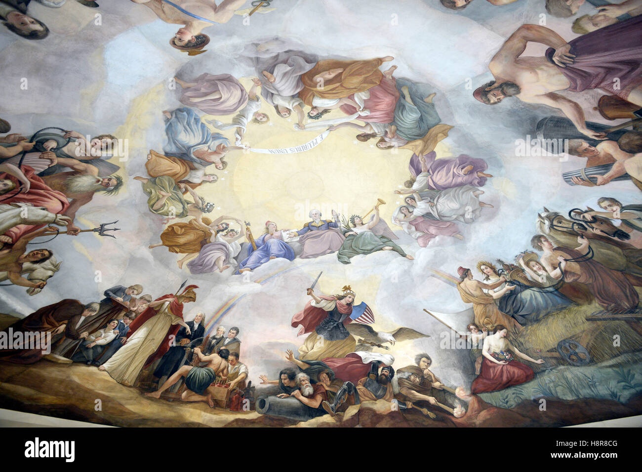 Washington, Us. 15th Nov, 2016. The Apotheosis of Washington, painted ...