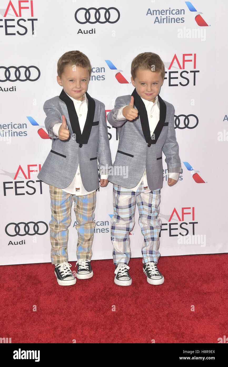 Hollywood, California. 14th Nov, 2016. Aiden Weinberg and Brody ...