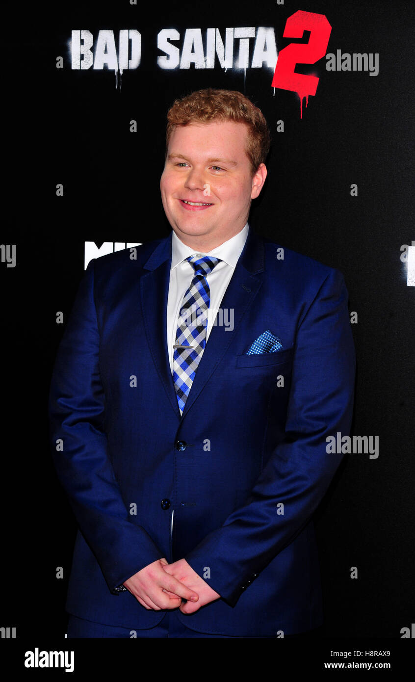 New York, USA. 15th November, 2016. Brett Kelly attend the 'Bad Santa 2 ...