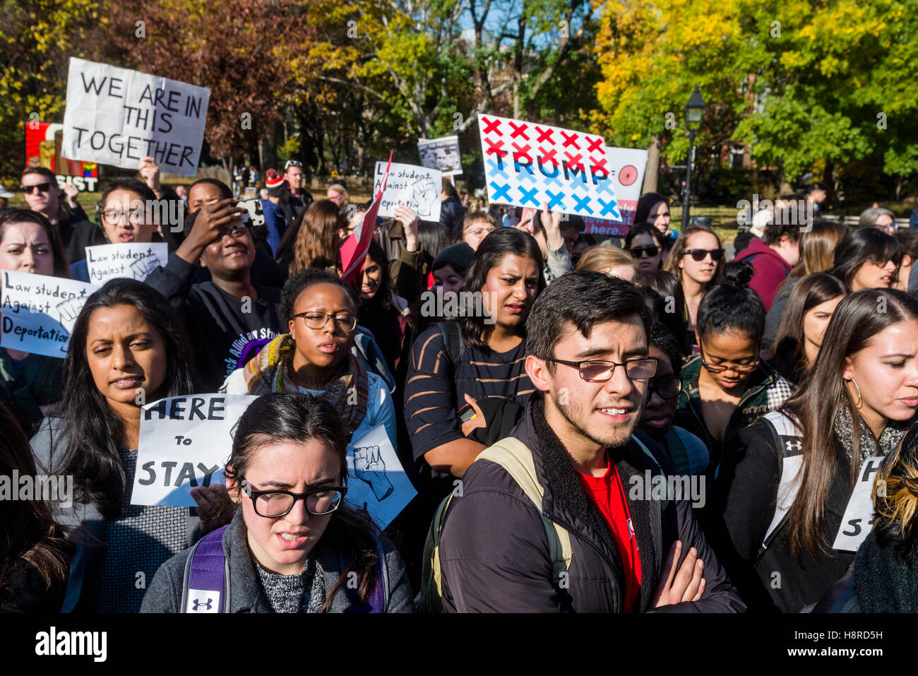 New York, USA. 16th Nov, 2016. Eight days after the US Presidential ...