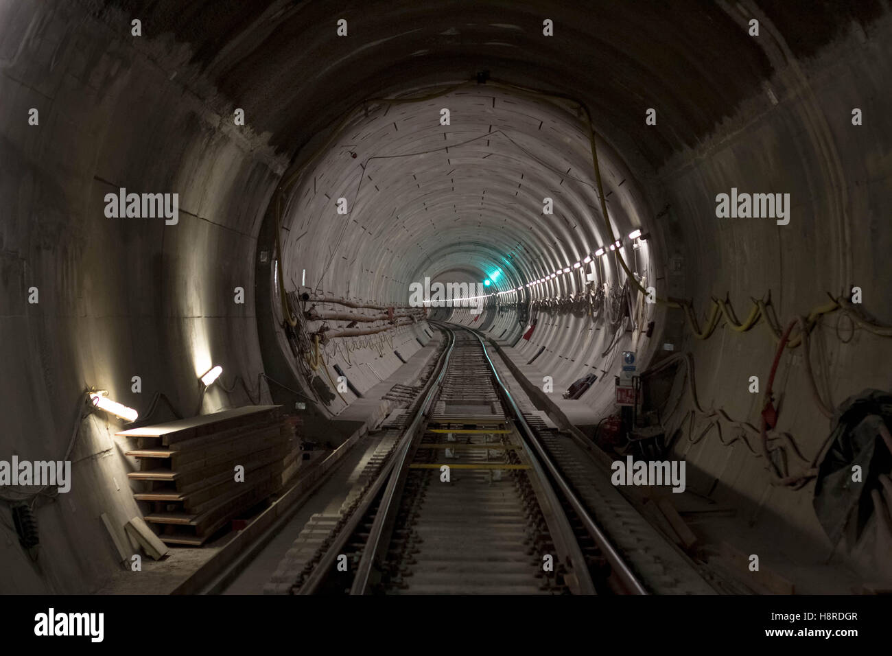 London, UK. 16th November, 2016. Crossrail Stepney Green station in ...