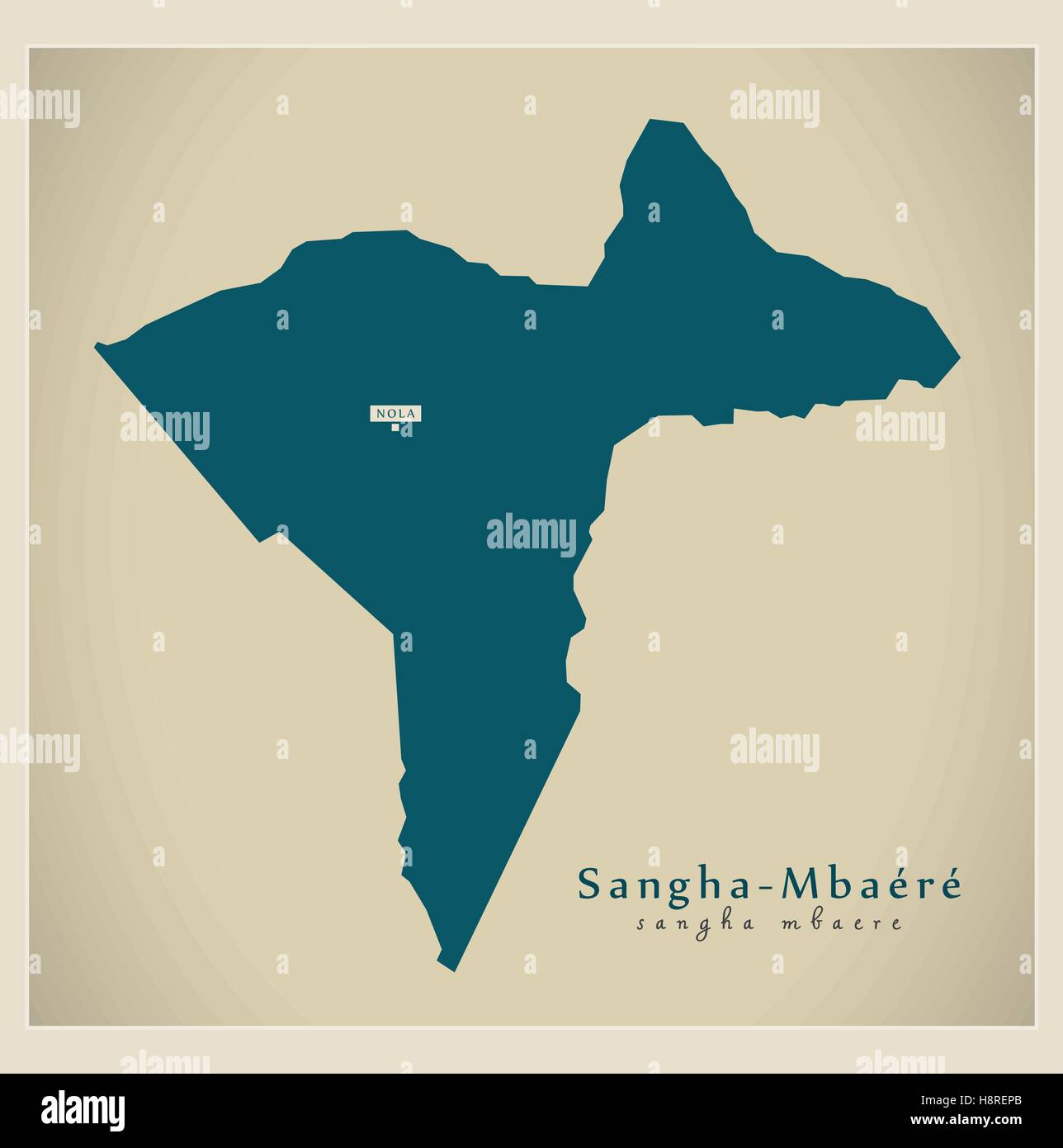 Sangha vector map hi-res stock photography and images - Alamy