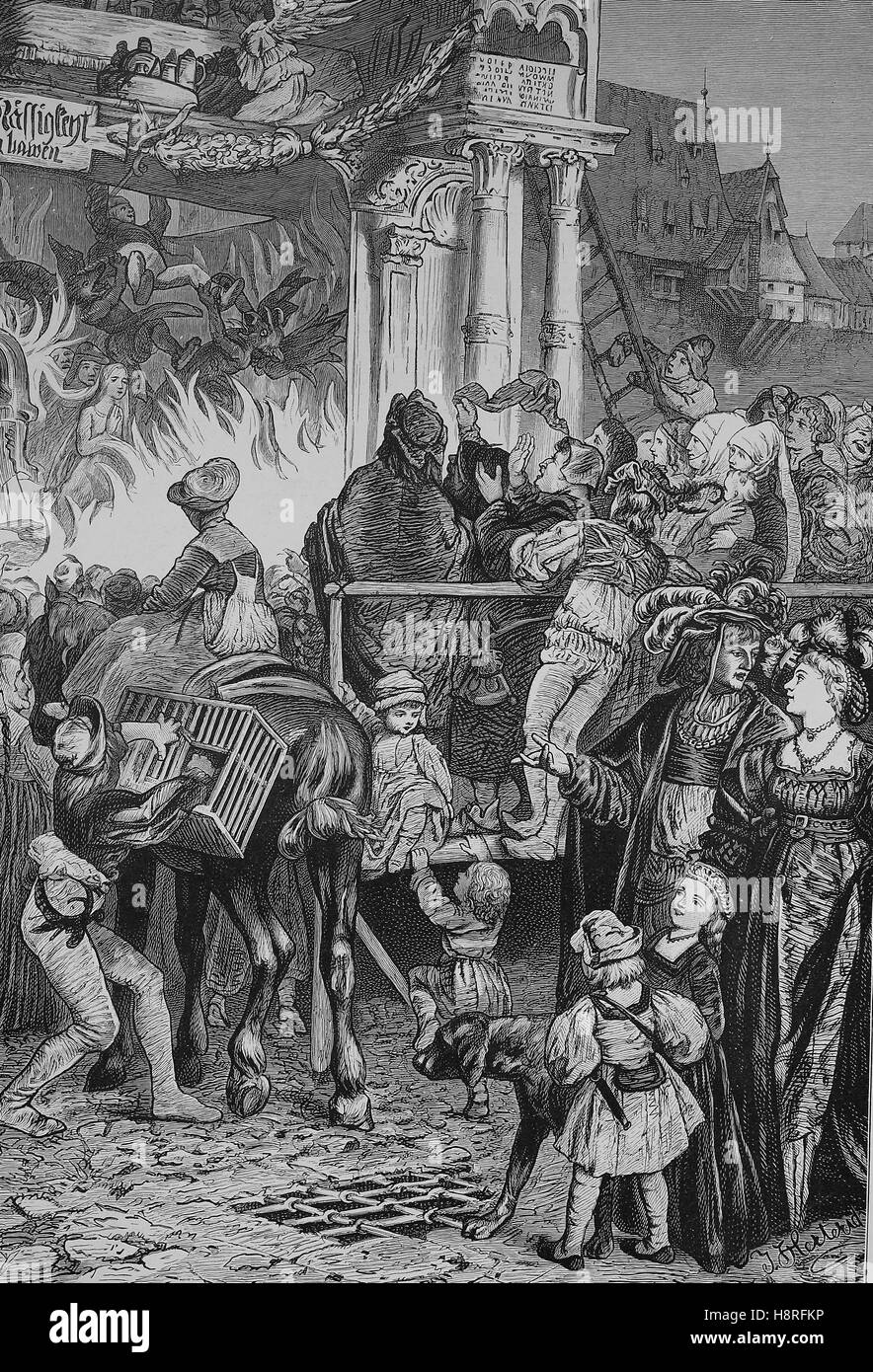 Mystery play medieval hi-res stock photography and images - Alamy