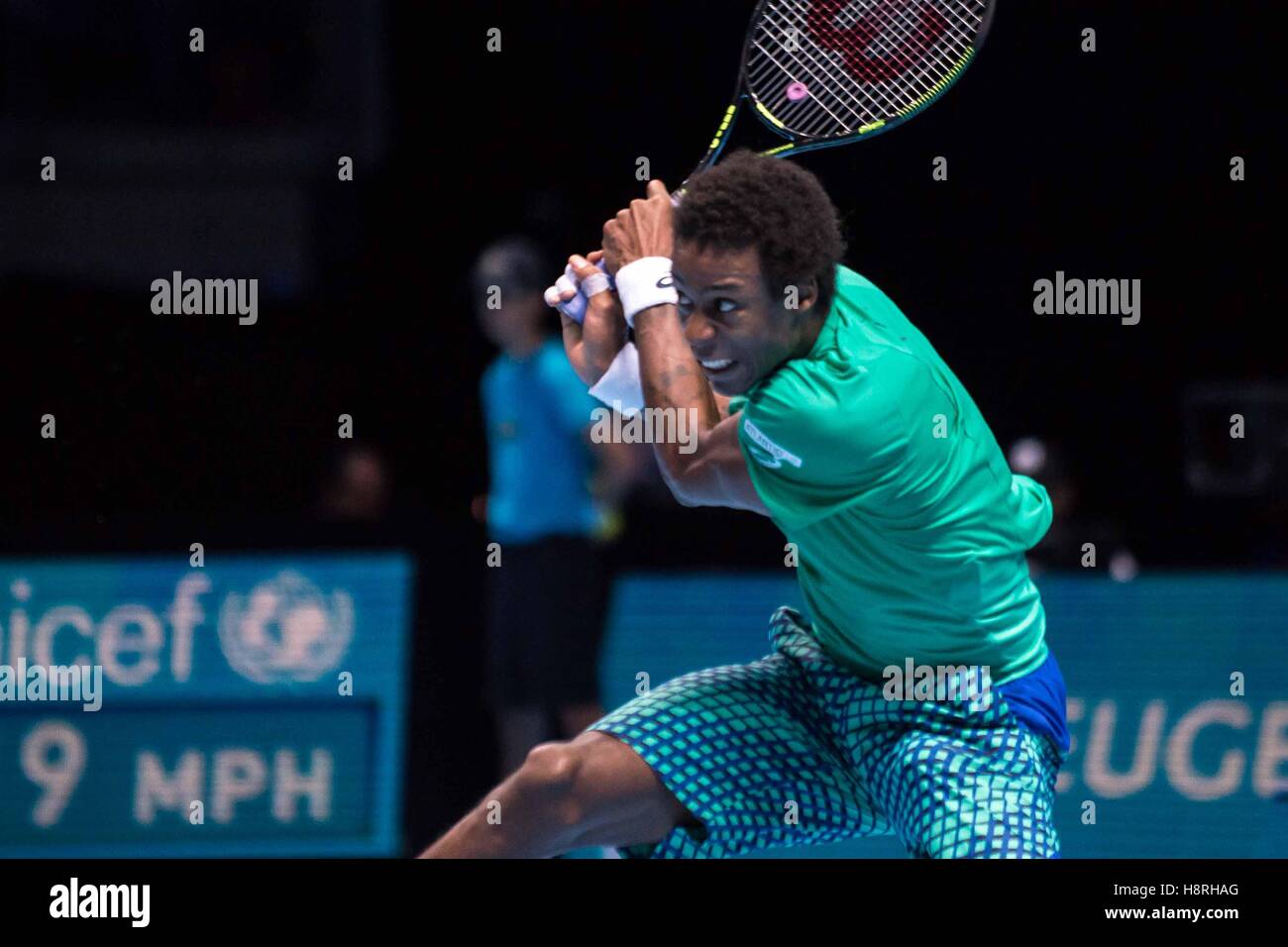 London, UK. 15th Nov, 2016. (not seen) Dominic Thiem (AUT) and Gael ...