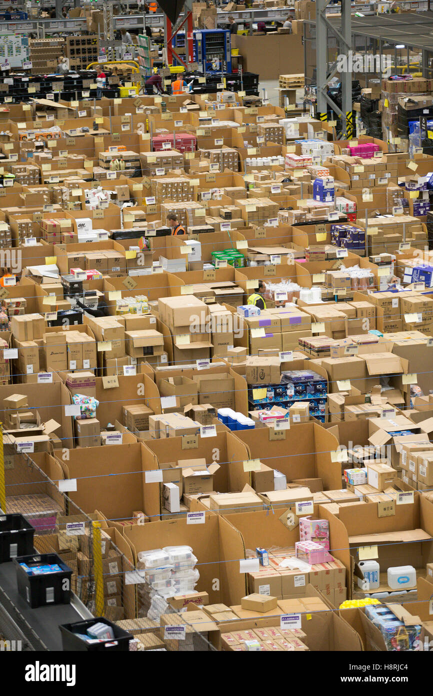 The Amazon fulfilment centre in Peterborough Cambridgeshire on Tuesday ...