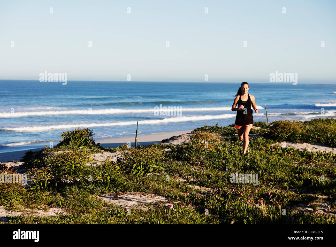 African woman model beach hi-res stock photography and images - Alamy