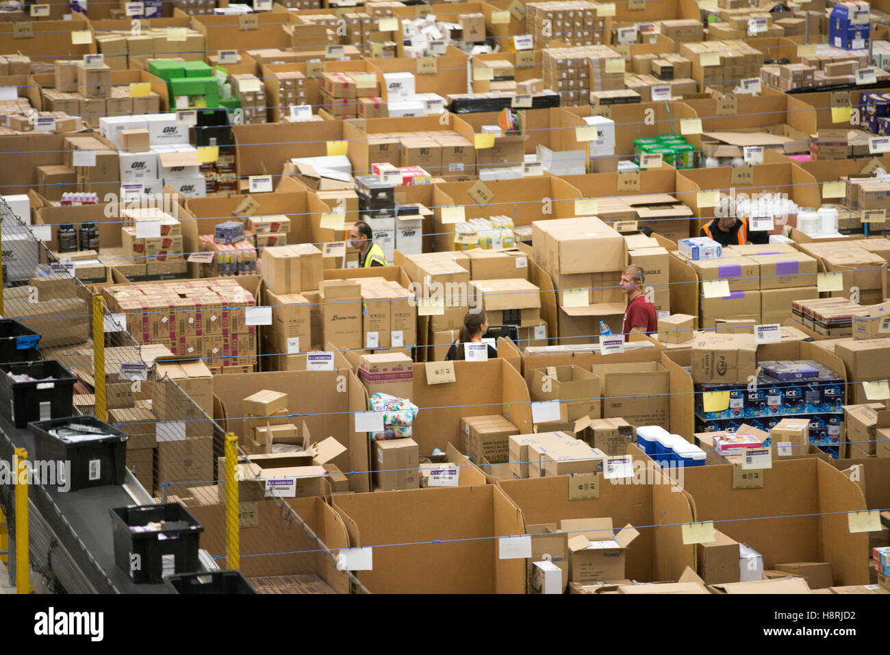 The Amazon fulfilment centre in Peterborough Cambridgeshire on Tuesday ...