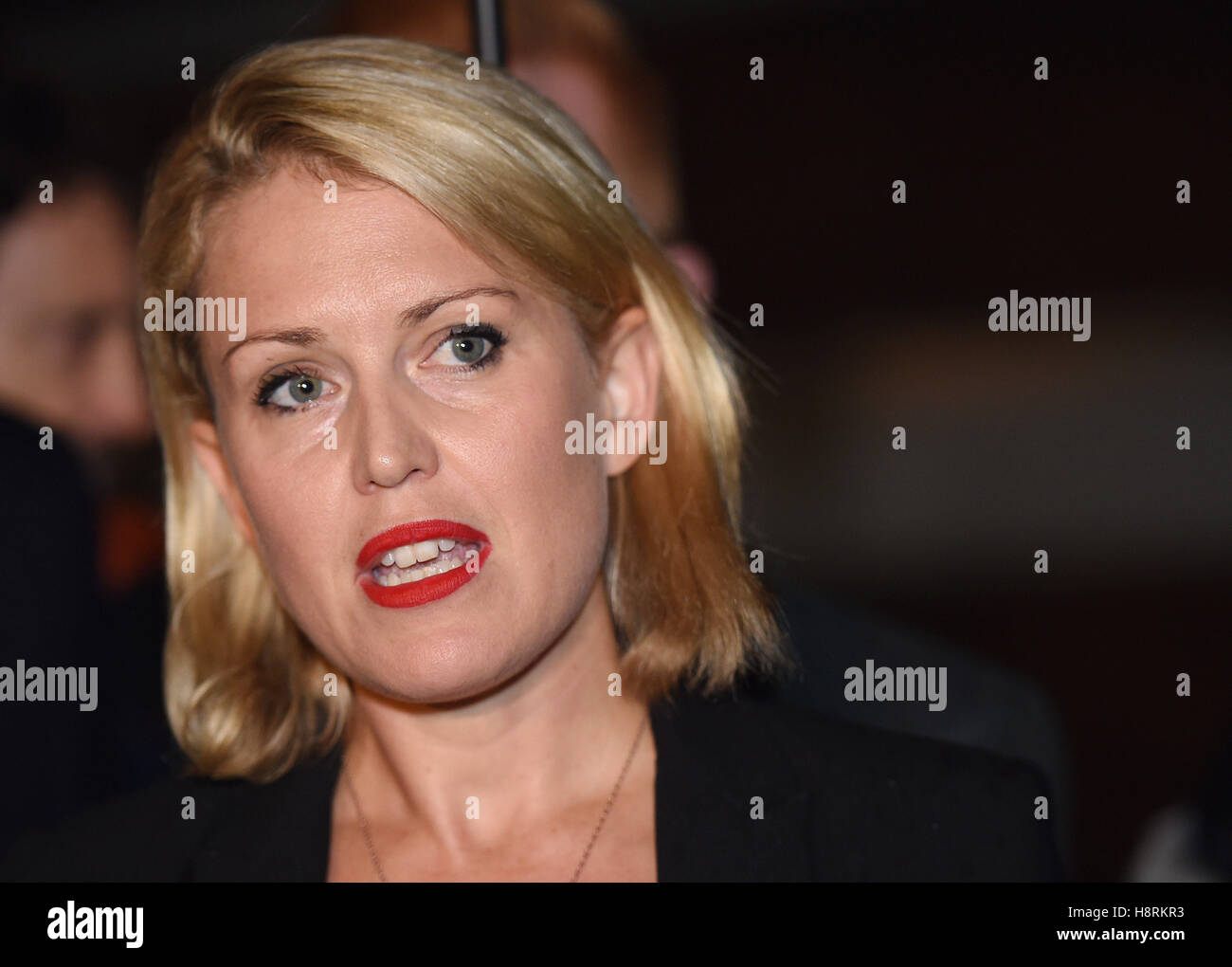 Jennifer Robinson (centre), a member of Julian Assange's legal team ...